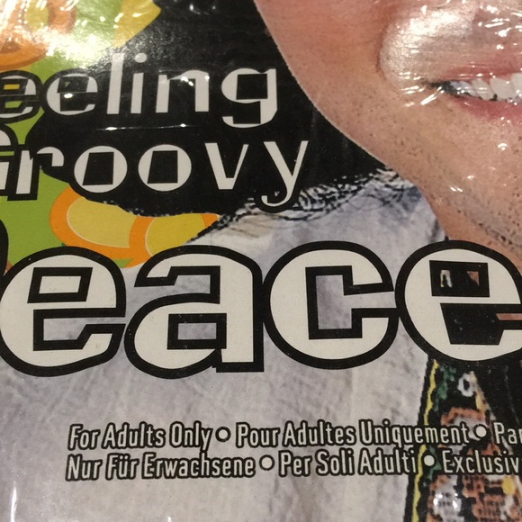 Rubie's | Other | Feelin Groovy Peace Hat Adults Halloween Costume ...